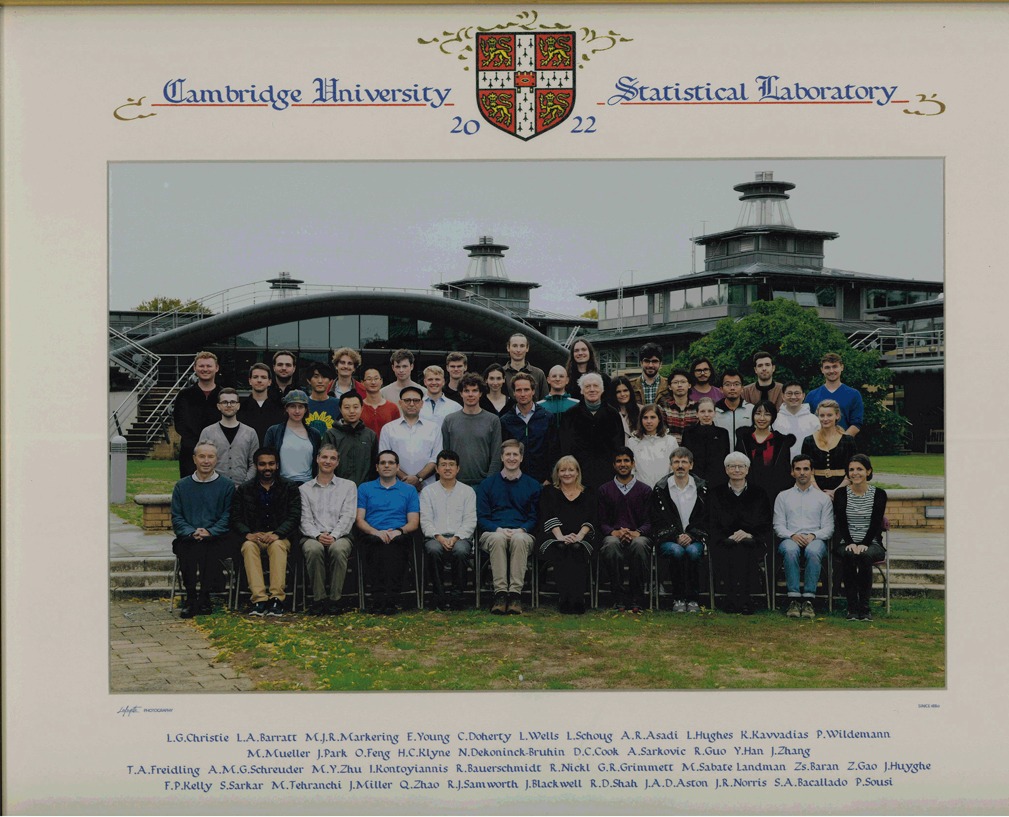 Gallery of Photographs - 1953-2024 | Statistical Laboratory